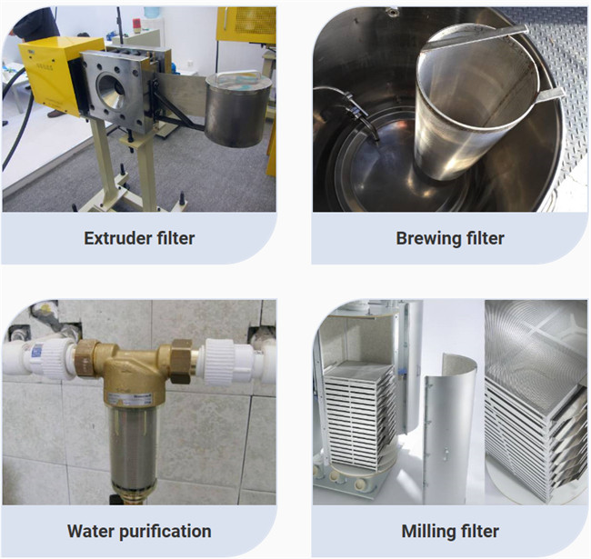 100 microns d'acier inoxydable de filtre de tamis à mailles trois ...